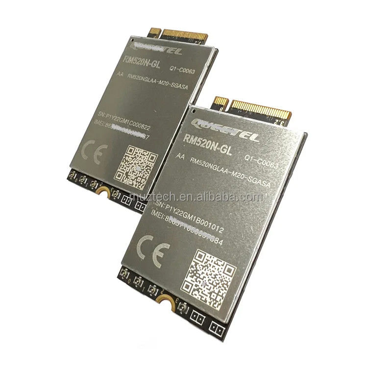 EMBB Optimized 5G Iot Module 5G Sub-6 GHz M.2 โมดูล Quectel RM520N ...